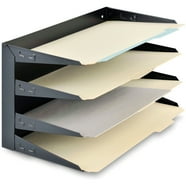 MMF, Horizontal Desk File Trays, 1 Each, Black - Walmart.com