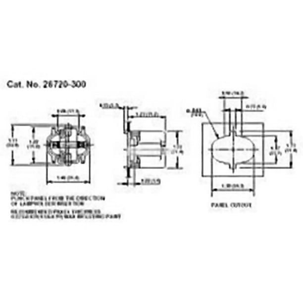 Leviton 26720-300 GX23 Base Compact Fluorescent Vertical Top Snap-In ...