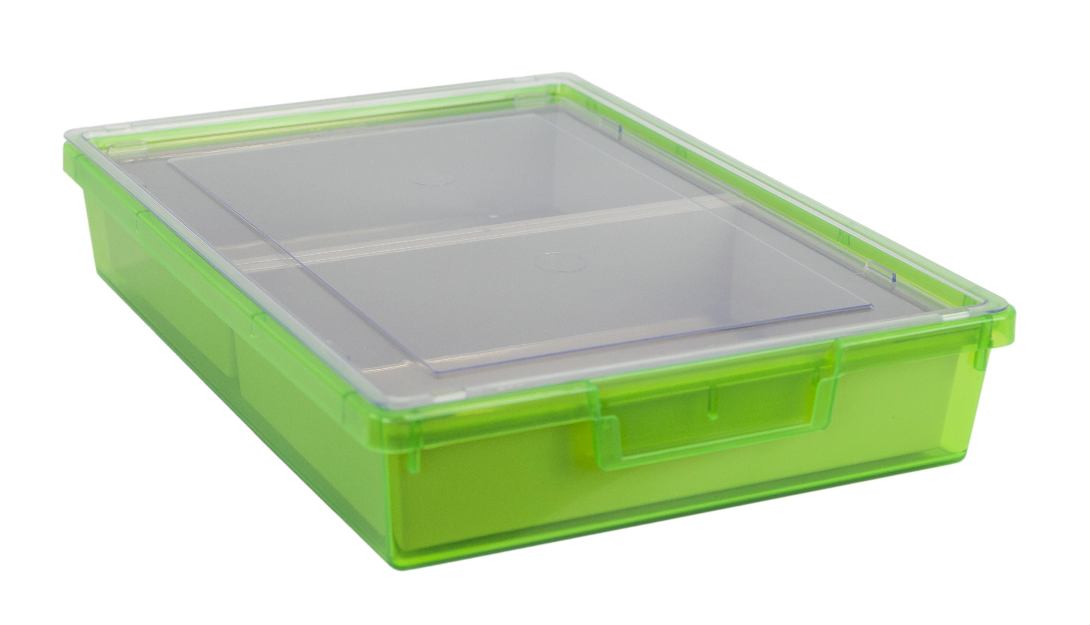 Bin/ Tote/ Tray Divider Kit - Single Depth 3" Bin in Neon Green - 1 ...