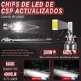 Applies to 40000lm H7 LED Headlight Kit High and Low Beam for Kia 6500k ...