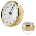 3.1 Inch/ 80 mm Round Quartz Clock Insert, Clock Movement Insert, Gold ...
