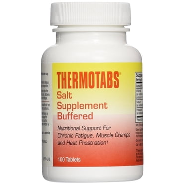 Thermotabs Salt Supplement Buffered Tablets, 100 ea - Walmart.com