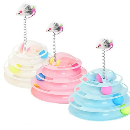 Pets Interactive Toys Cats Three-tier / Four-tier Turntable Pet ...