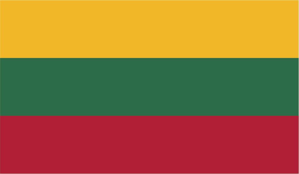 2-Pack Lithuania Flag Decal Sticker | 5-Inches By 3-Inches | Laminated ...