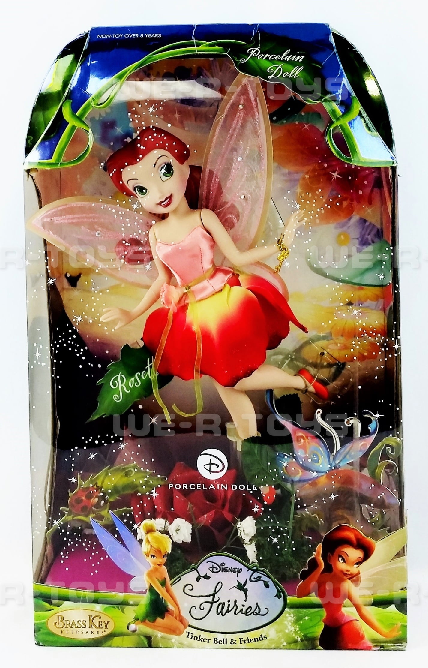 Disney Fairies Rosetta Porcelain Doll - Walmart.com