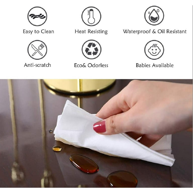 60 Inch 5ft Thick Round Clear Dining Table Protector, 48% OFF