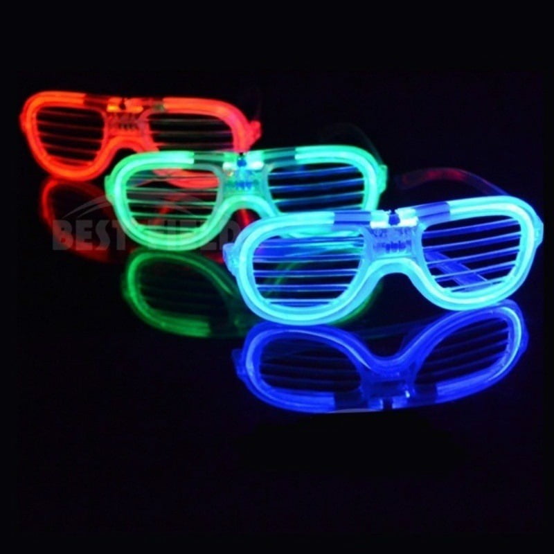 Gafas con luz LED intermitente para fiestas, para cumpleaños ...