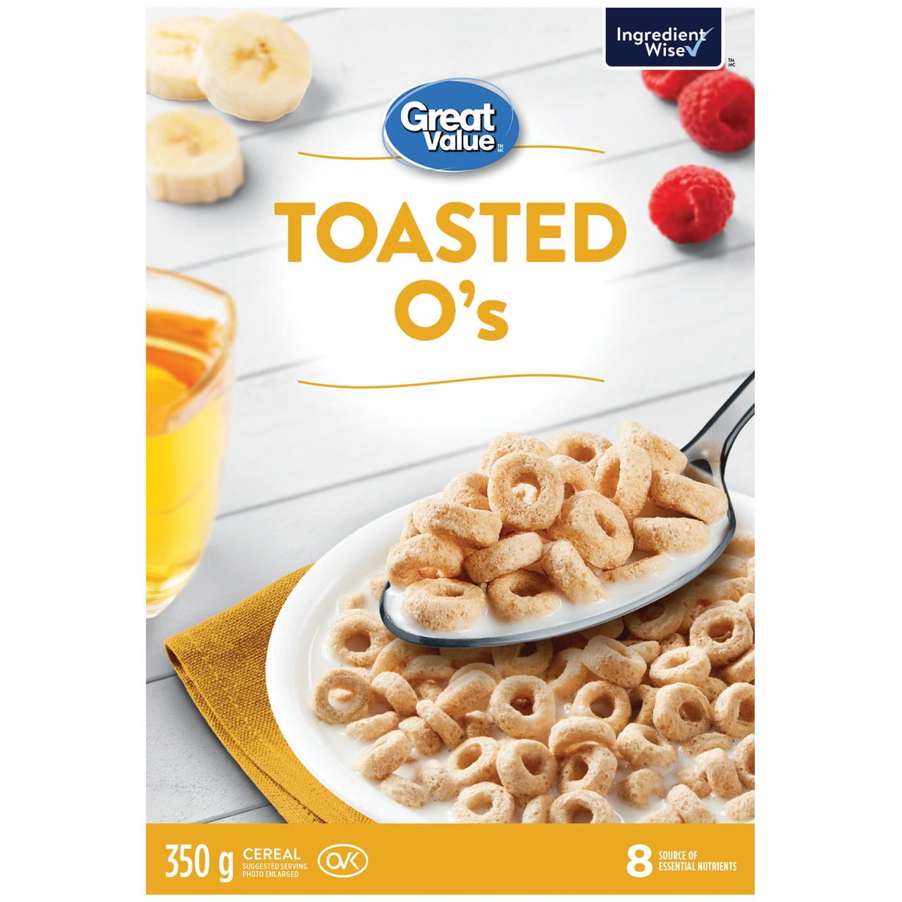 Click here for Great Value Toasted Os Cereal 350 G prices