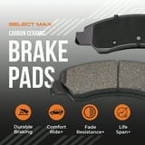 Max Advanced Brakes - SelectMAX Rear Brake Pads for 2018-2021 Chevy ...