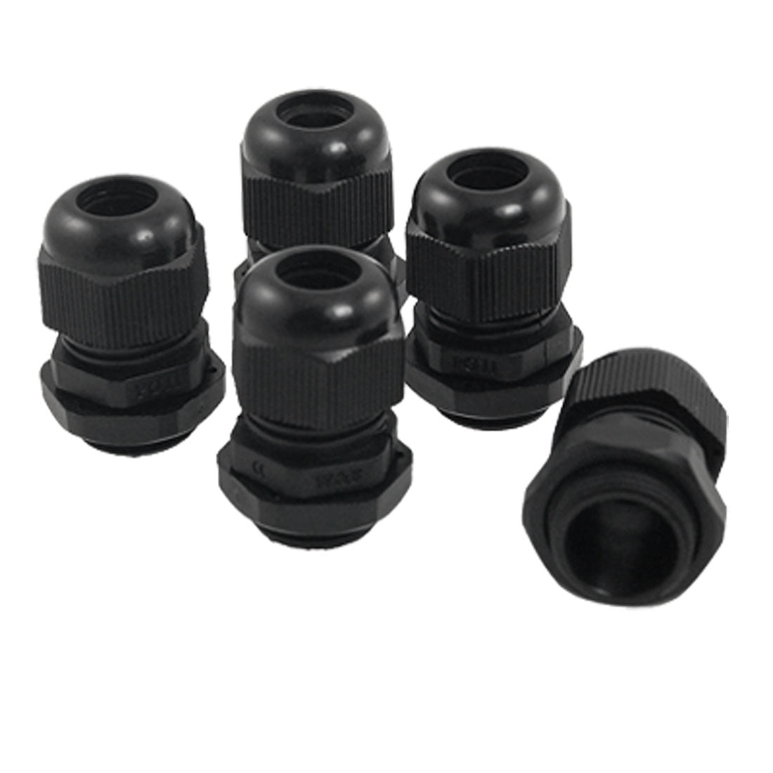 5 Pcs Water Proof Plastic PG11 Cable Glands Fasteners - Walmart.com