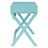 Free Shipping! Linon Lakelyn 2-Drawer Office Writing Desk 44 Inch Blue ...