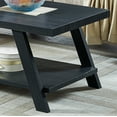 Athens Contemporary Wood Shelf Coffee Table - Walmart.com
