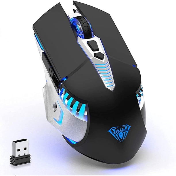 Ratón inalámbrico YONGSHENG Recargable para juegos Multidispositivo con ...