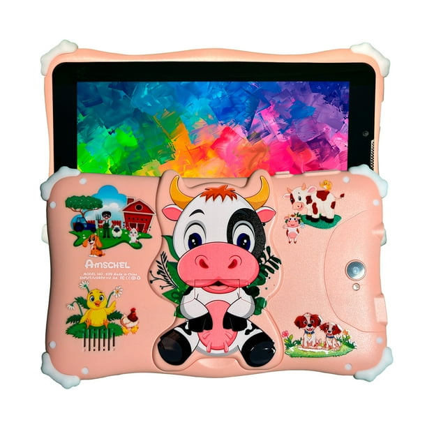 TABLET AMSCHEL K99 7" ROSA Y 4GB DE MEMORIA RAM 128GB ALMACENAMIENTO ...