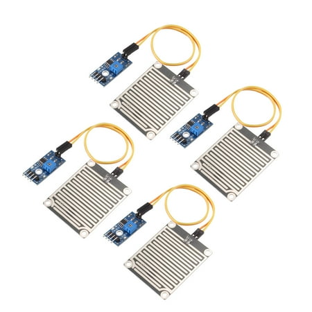 LM393 Digital Amplifier Board,3.3-5V AO DO Output Rain Drops Sensor ...