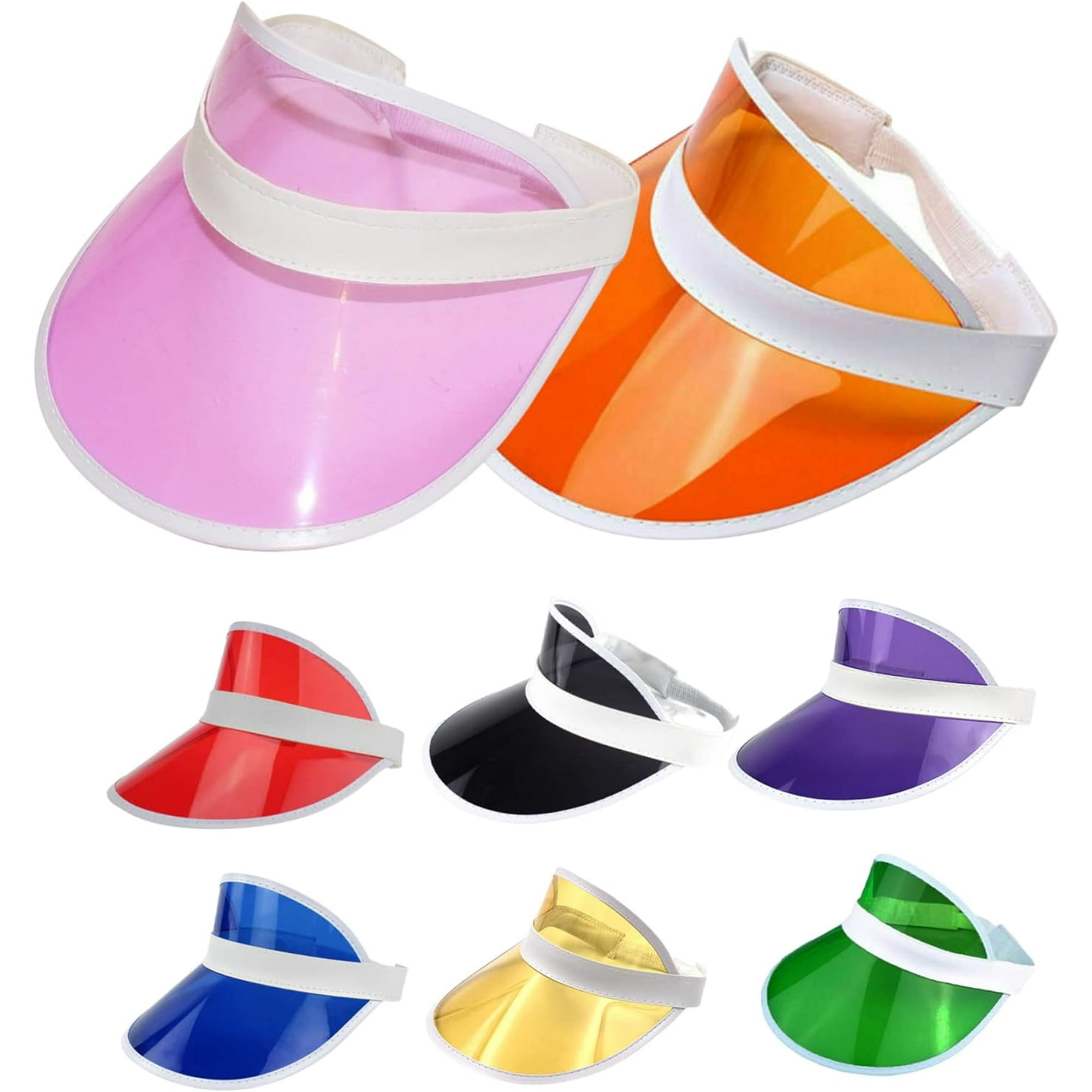 Click here for Hahadaxa Women Plastic Visors 8pcs Unisex Assorted... prices