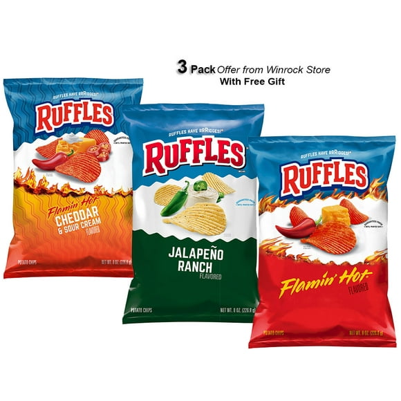 Ruffles Flamin' Hot in Chips - Walmart.com