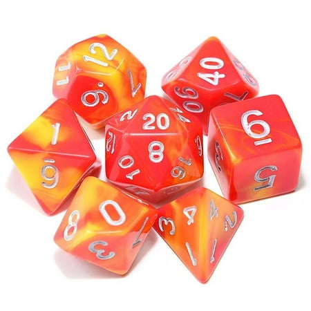 Rpg Board Game, Dnd Dice Set20 Red Yellow | Walmart Canada