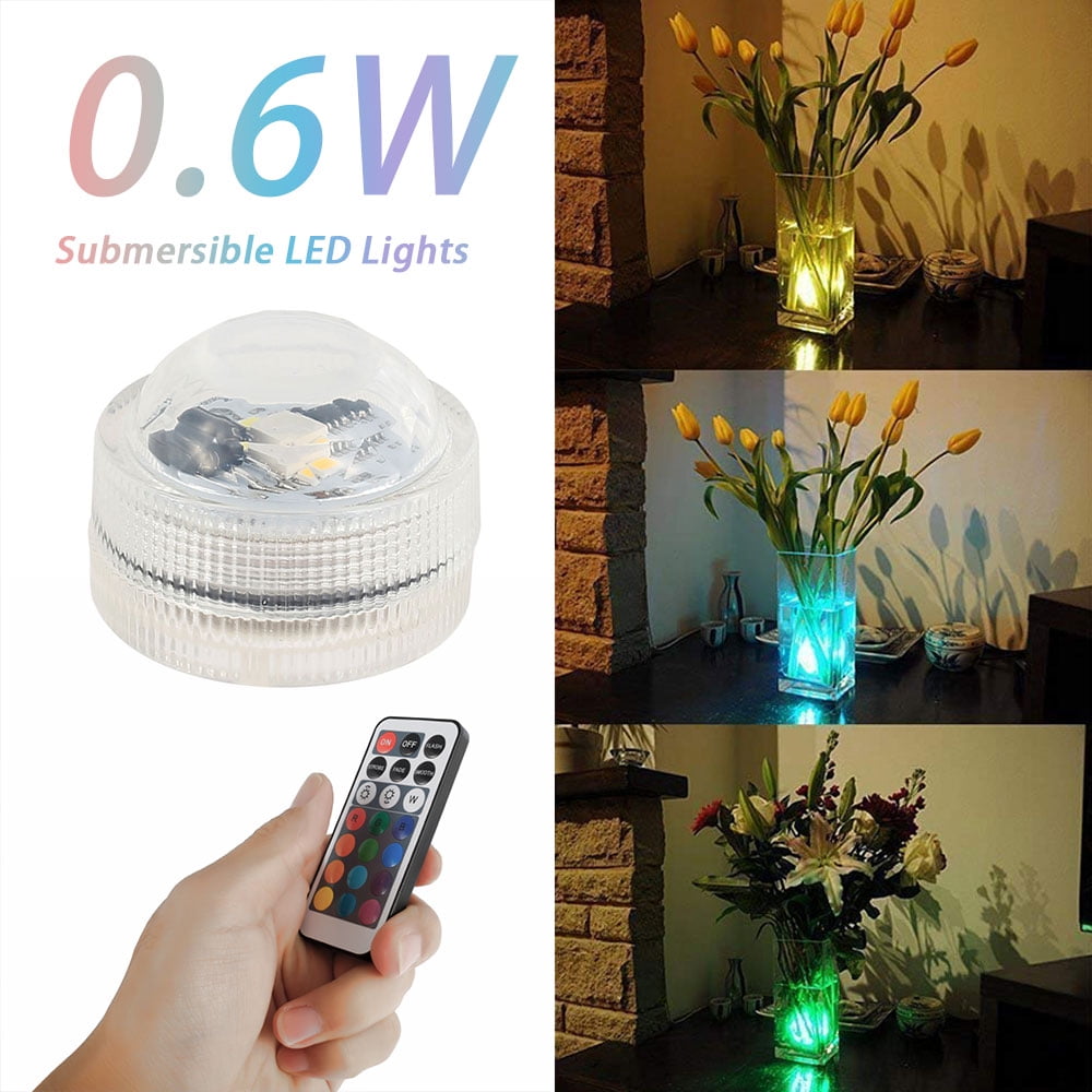 ZTOO Submersible LED Multicolor Waterproof Lights 12V LED Green ...