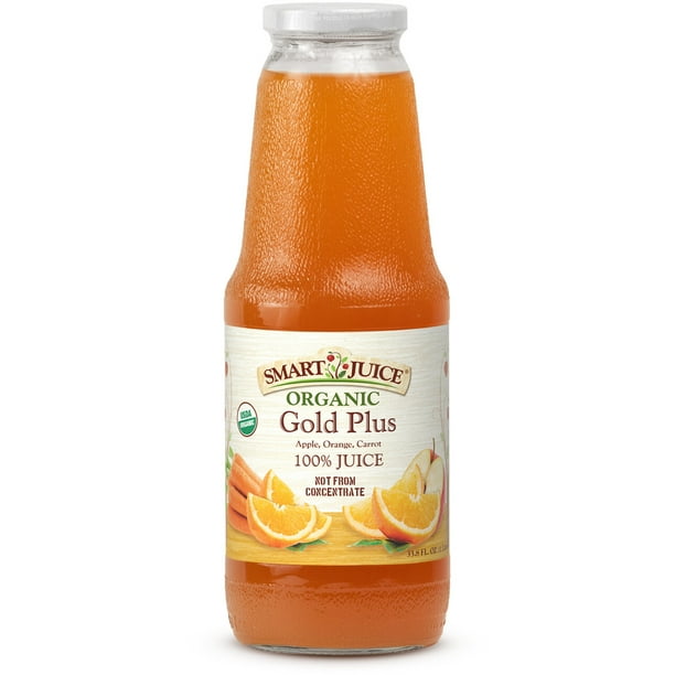 Smart Juice Organic Gold Plus Juice - 33.8 fl oz (1L) - (Pack of 6 ...