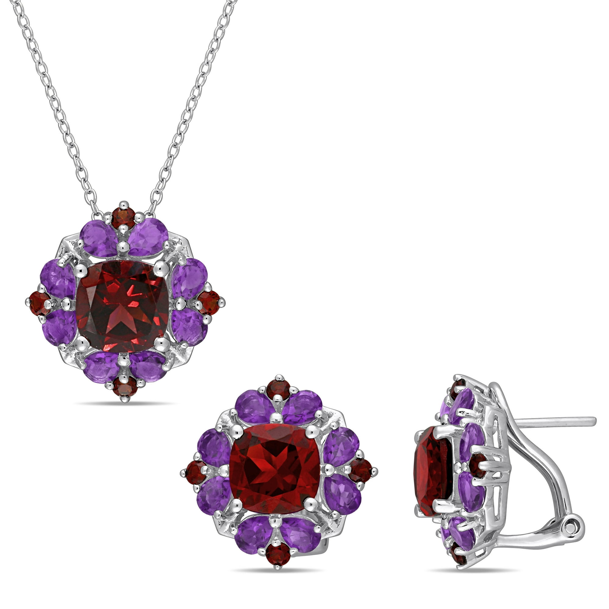 Click here for Miabella Womens 13-1/4 Carat T. G.W. Cushion-Cut G... prices