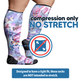 Viasox Compression Socks for Women and Men, Knee High Socks 12-15 mmhg ...