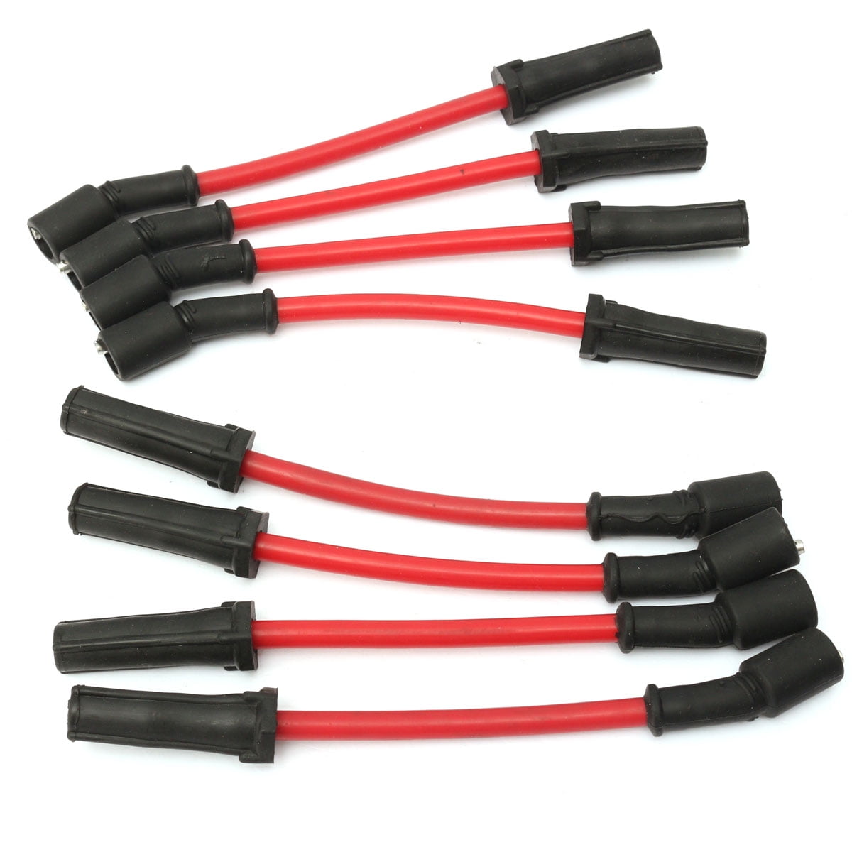 10mm Spark Plug Ignition Wires Set LS1 LS2 LS3 LS6 LS7 Red For Chevy ...