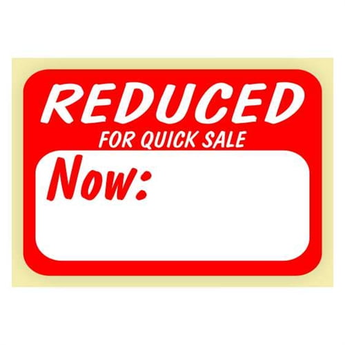 REDUCED FOR QUICK SALE NOW Labels, 1-1/8" X 1-5/8", Red and White ...
