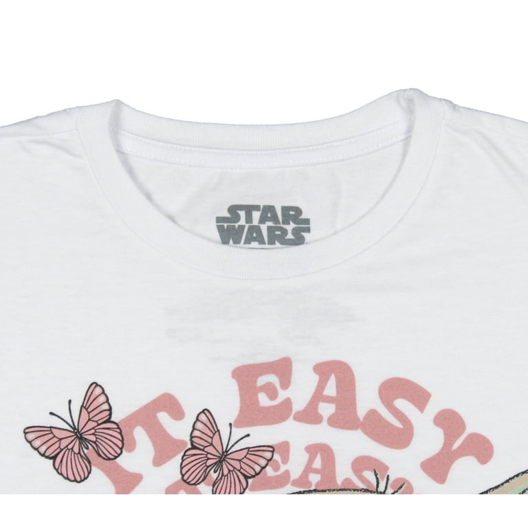 Star Wars Girls Grogu Take It Easy Crew Neck Short Sleeve Graphic T Shirt Sizes 4 16