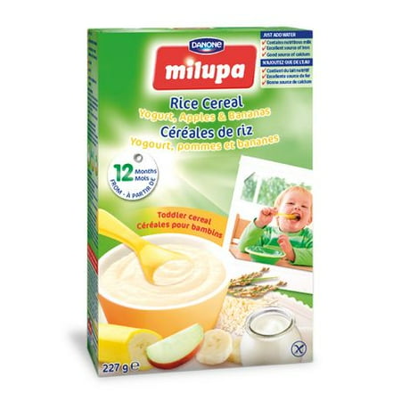 Milupa Toddler Cereal - Rice/yogurt/apples/banana - Walmart.ca