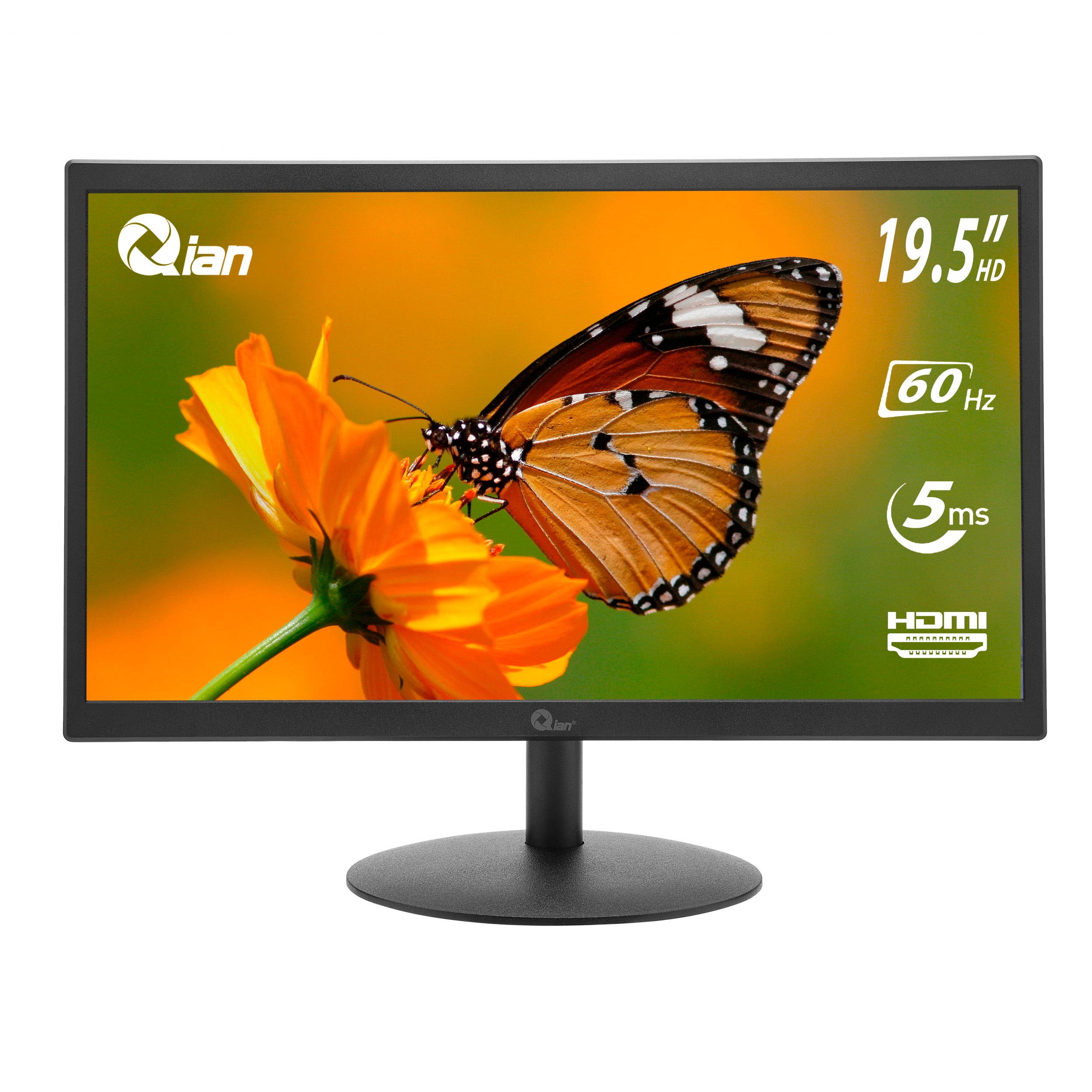 Monitor Qian QM191704 LED 19.5" FULL HD 1600 x 900 5 ms 60Hz 16.7 millones de colores VGA HDMI ...