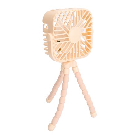 Flexible Tripod Fan With LED Light,Portable CarFan For Baby And Desktop ...
