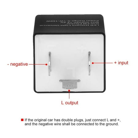 12V 24V 3-PIN Adjustable LED LED Flasher LED Flasher Relay Turn LED ...
