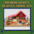 Bedwina Farm Animal Toys Pack of 12 Realistic 3-5 Inch Plastic Farm ...