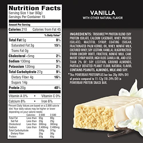 Powerbar Nutrition Facts Label | Besto Blog