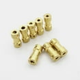 Brass Motor Shaft Coupling Joint Coupler for RC Boat Car Robot - 2mm to ...