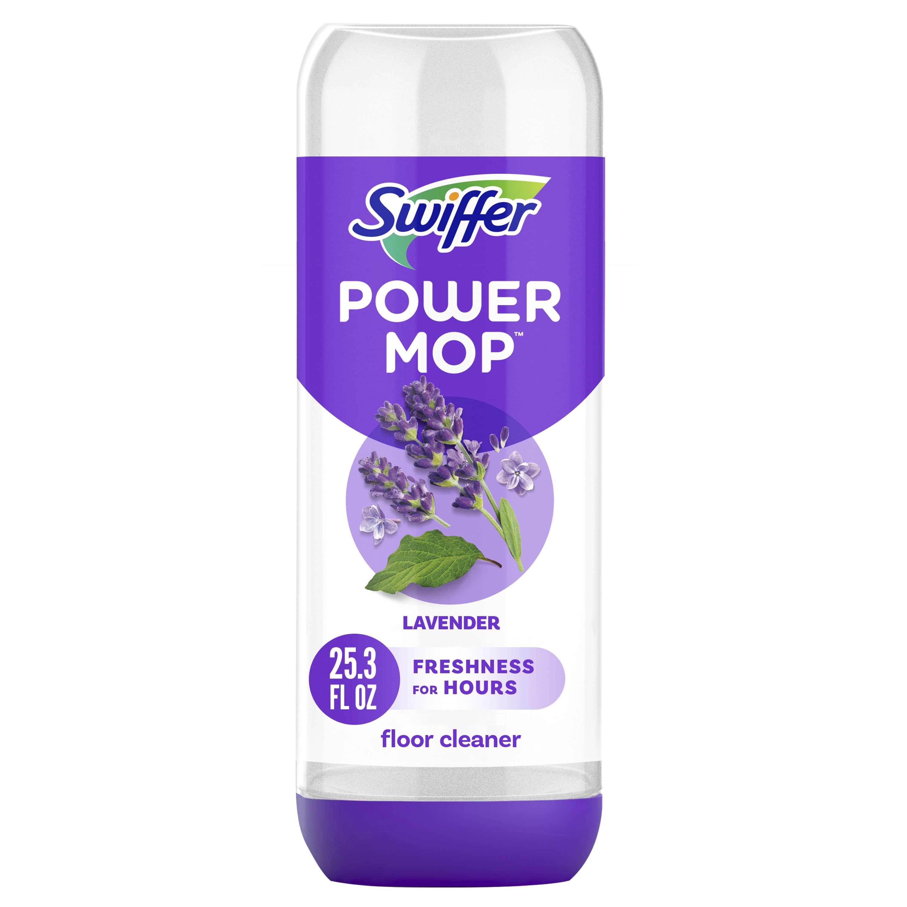 Swiffer Power Mop Liquid Floor Cleaner Solution with Lavender Scent, 25 ...