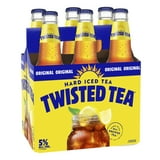 Twisted Tea Hard Iced Tea 6 Pack 12 fl oz Bottles with Natural Lemon ...