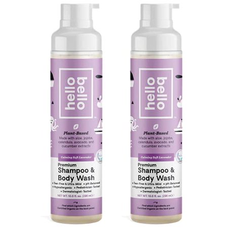 Hello Bello Baby Shampoo + Body Wash - Tear-Free, Hypoallergenic ...