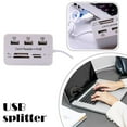 7-in-1 USB 2.0 Hub with Card Reader for Data Transfer and Peripheral ...