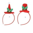 TureClos Christmas Hat Headband Universal Pointed Caps Hair Band Xmas ...