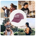 Dad Joke Wine Red Hat Adjustable Funny Fashion Unisex Baseball Cap For ...