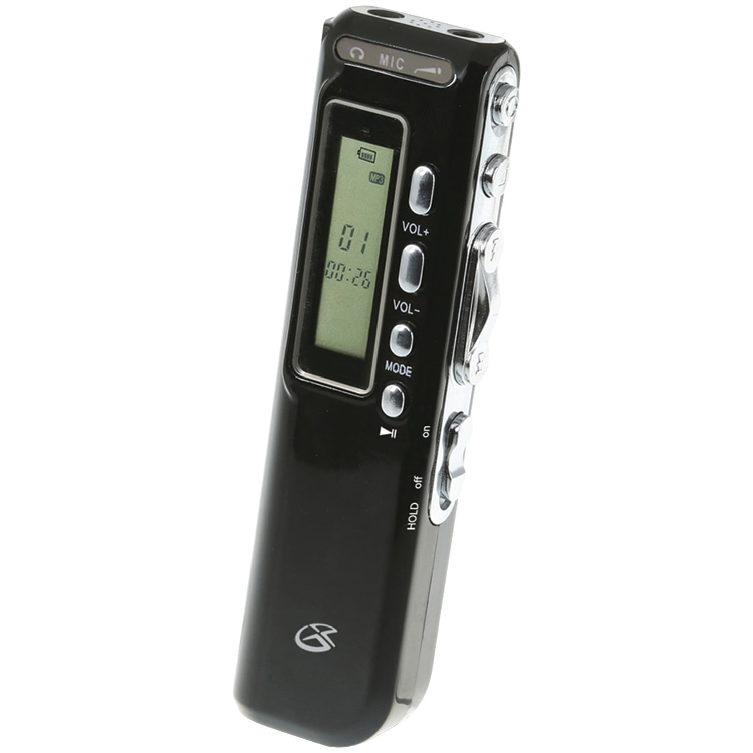 GPX 4GB Digital Voice Recorder, Black, PR047B - Walmart.com