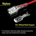 900PCS Spade Electrical Wire Connectors Male Female Crimp Terminal 2.8 ...