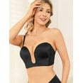 Wingslove Womens Deep Plunge Bra Convertible Multiway Push Up Low Cut