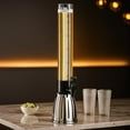 Beer Tower 88oz - Beverage Dispenser with Spigot & Ice Tube, Margarita ...