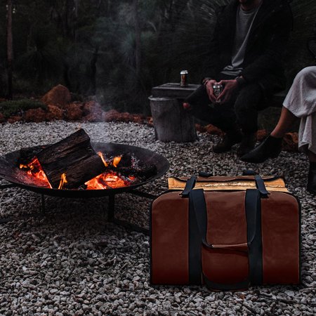 Oxford Cloth Firewood Carrier Portable Foldable Log Organizer Wood ...
