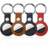 Apple AirTag Leather Key Ring - Saddle Brown - Walmart.com