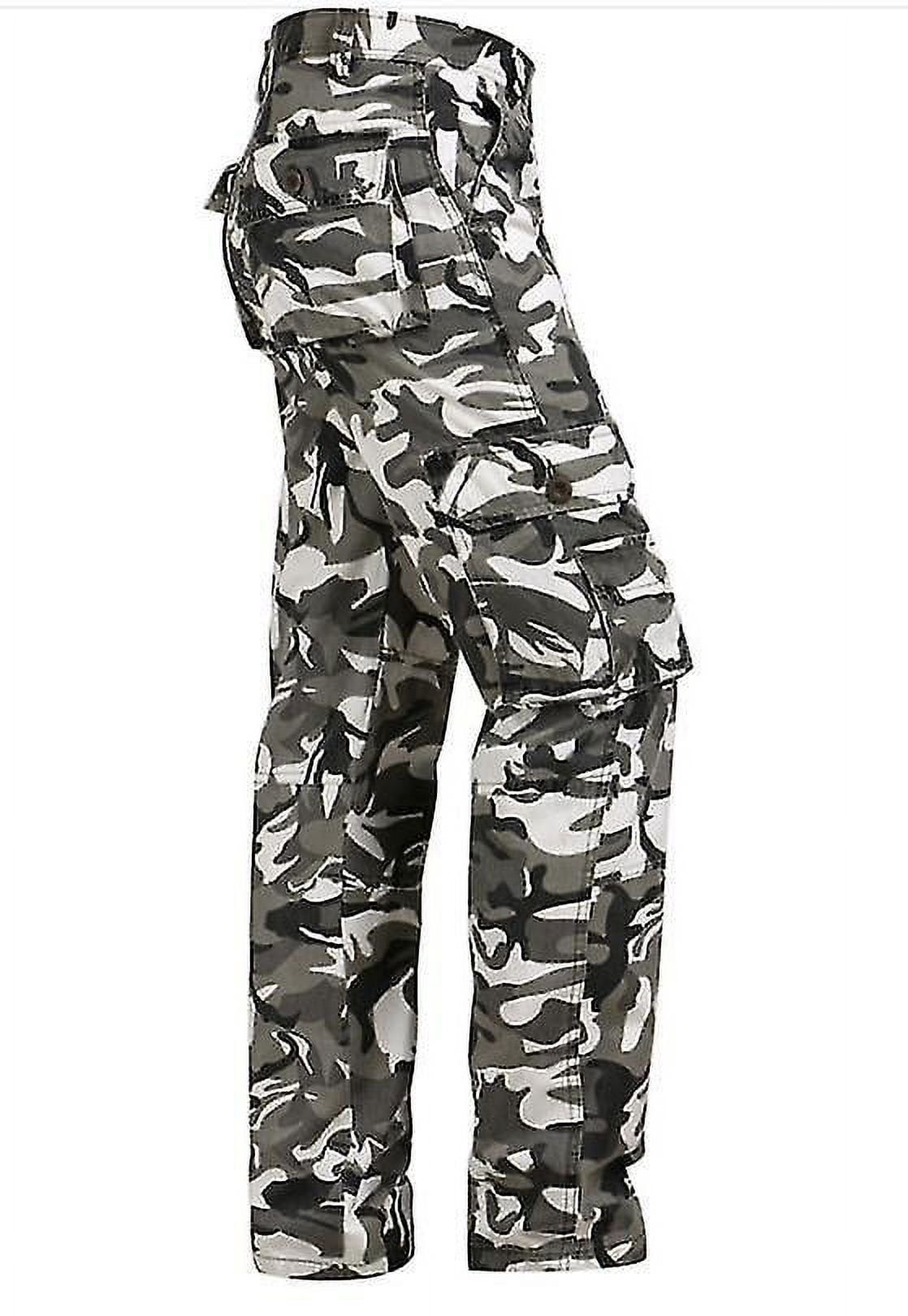 Pantalones tipo cargo tácticos antidesgarros del ejército vintage ...