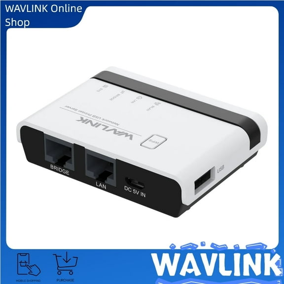 DYMO LabelWriter Network Printer Server for Label Makers, Compatible ...